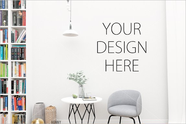 30+ Wall Poster Mockups Free & Premium PSD Templates