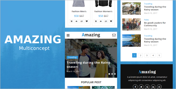 25+ Mobile Ecommerce HTML Templates Free & Premium Themes