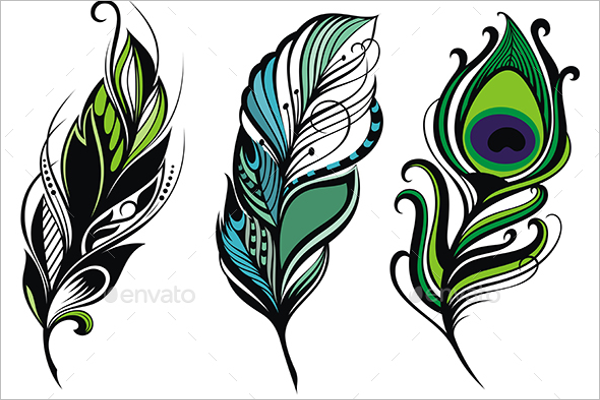 Feather Pattern Vector Templates Free & Premium Designs