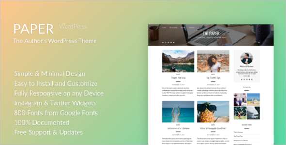 47+ WordPress Blog Themes Free & Premium Templates
