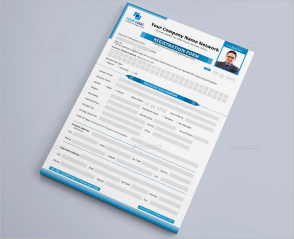 17+ Registration Form Templates Free Word, PSD Documents
