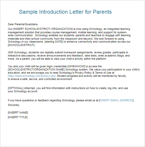 41+ Introduction Letter Templates Free Samples, Examples
