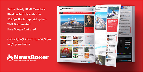 25+ Responsive HTML5 Magazine Templates Free & Premium Themes