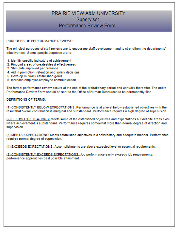 60+ Performance Evaluation Forms Templates Free Samples, PDF Format