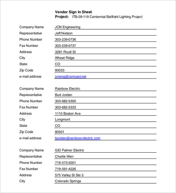 67+ Sign In Sheet Templates Free PDF, Excel Documents