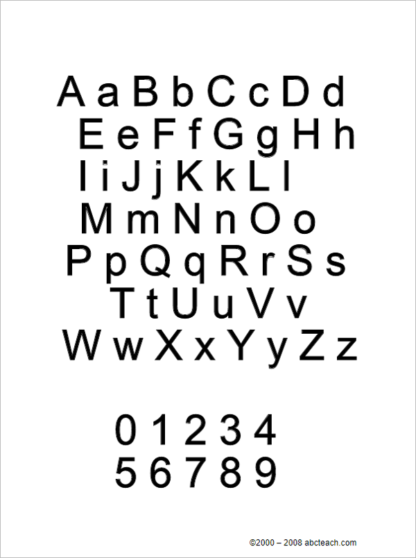 30+ Printable Handwriting Chart Templates Free PDF, Word, Excel Format