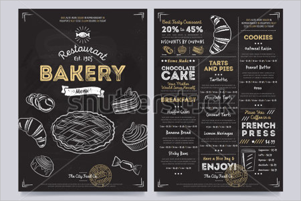 30+ Bakery Menu Templates Free Designs, Ideas, Samples