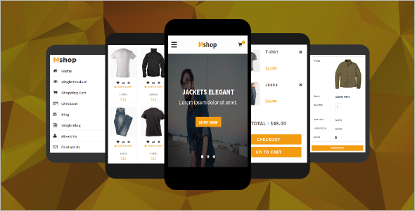 25+ Mobile Ecommerce HTML Templates Free & Premium Themes