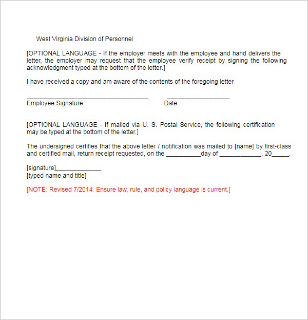 30+ Termination Letter Templates Free Word, Samples, Examples Formats