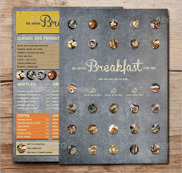 30+ Breakfast Menu Templates Free Sample Menu Card Ideas