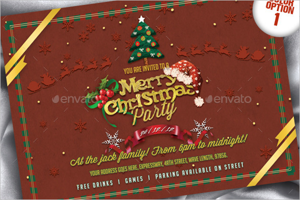 30+ Christmas Invitation Templates Free Word, PSD, PPT Designs