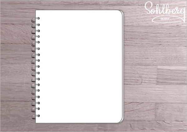 Notebook Templates Free Word, Printable, PDF Format