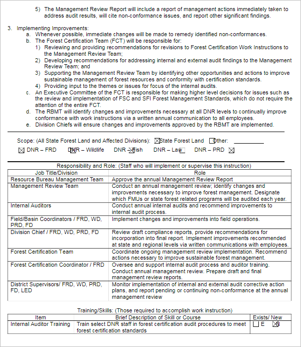 20+ Free Work Instruction Templates Word, Excel, PDF Samples