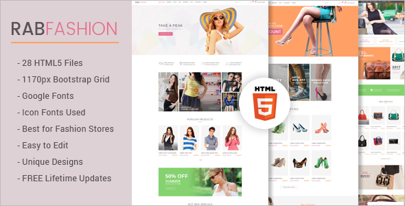 35+ Responsive Ecommerce Website Themes Free Templates