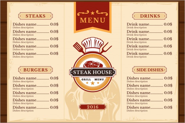 30+ Free Menu Templates Free PDF, Word Design Templates