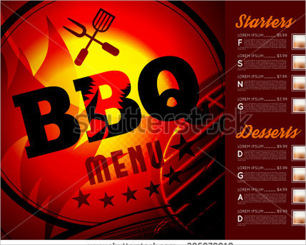 25+ BBQ Menu Templates Free PSD, Word Design Ideas