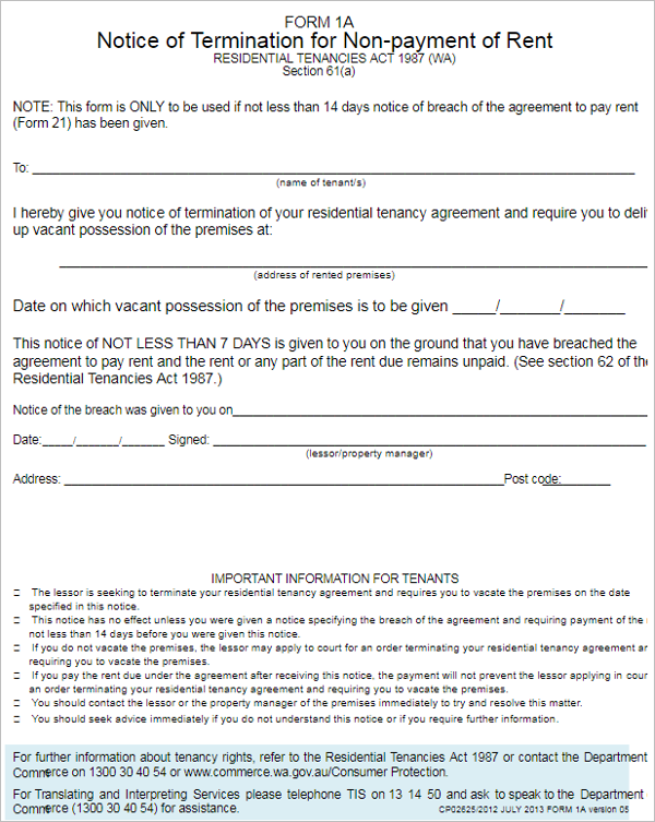 30+ Termination Letter Templates Free Word, Samples, Examples Formats