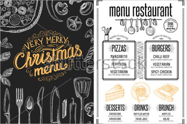 20+ Holiday Menu Templates Free Word, PSD Menu Designs