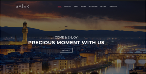 40+ Best Hotel Website Templates Free & Premium Themes
