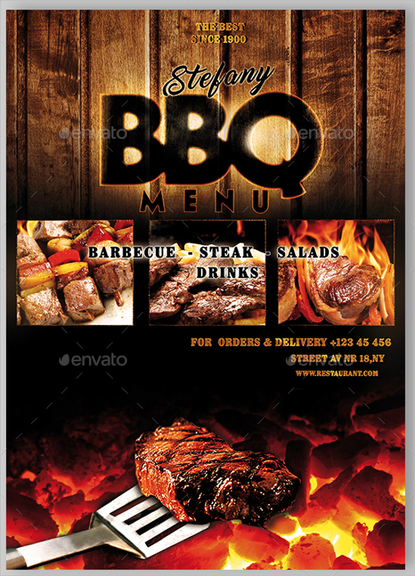 25+ BBQ Menu Templates Free PSD, Word Design Ideas