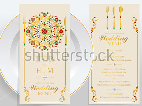 30+ Wedding Menu Templates Free Word, PDF, PSD Card Designs