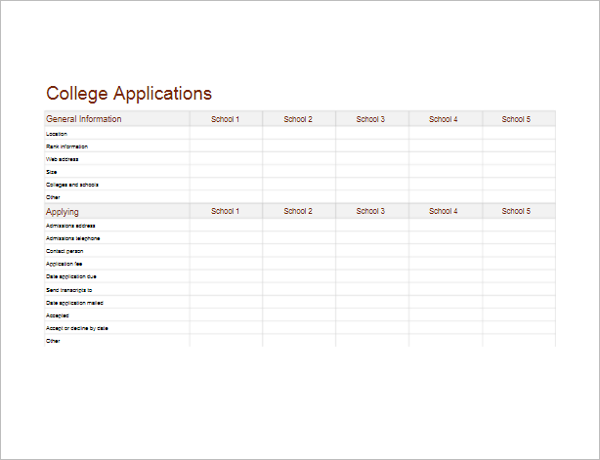 20+ College Admission Form Templates Free Word, PDF, Sample Format