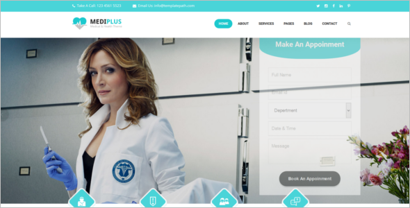 36+ Hospital Website Templates Free Website Design Themes