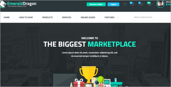 8+ Auction Website Templates Free Responsive Themes