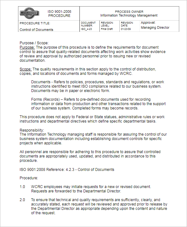 20+ Free Work Instruction Templates Word, Excel, PDF Samples