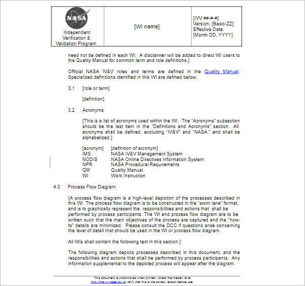 20+ Free Work Instruction Templates Word, Excel, PDF Samples