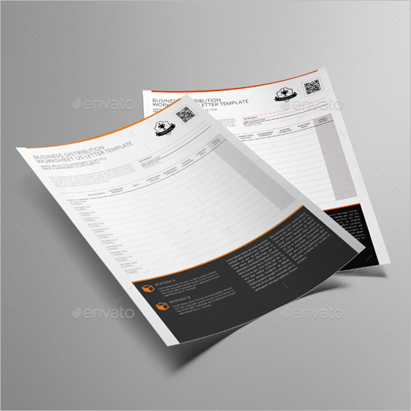 20+ Worksheet Templates Free Word, Excel, PDF Formats