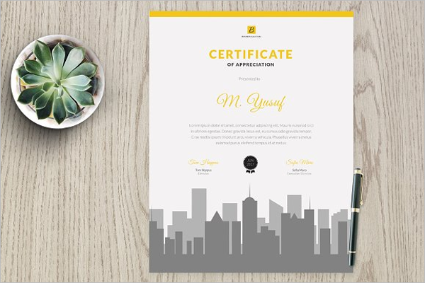 25+ Sample Academic Certificate Templates Free Word Formats