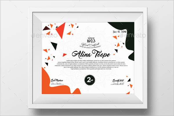 25+ Sample Academic Certificate Templates Free Word Formats