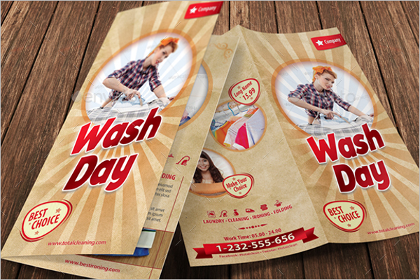 24+ Laundry Brochure Templates Free PDF Designs
