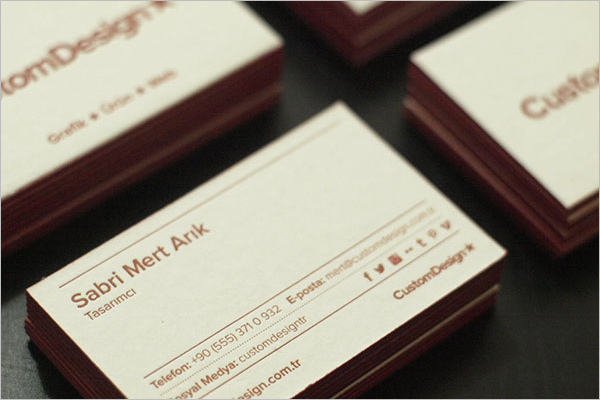 30+ Custom Business Card Designs Free Design Templates