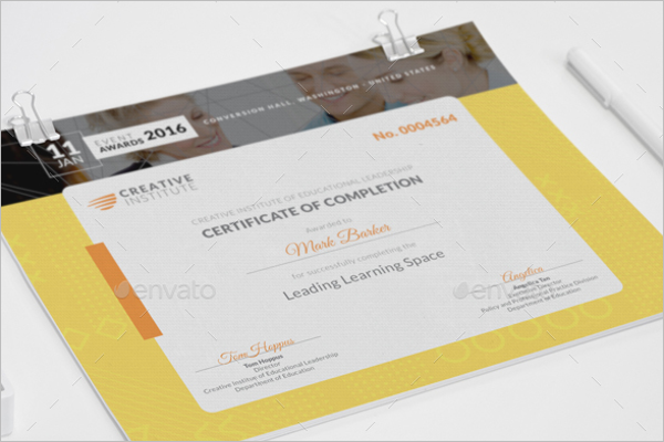 25+ Sample Academic Certificate Templates Free Word Formats