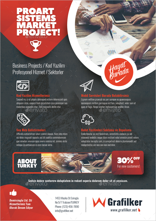 30+ Marketing Flyer Templates Free Word, PSD Designs