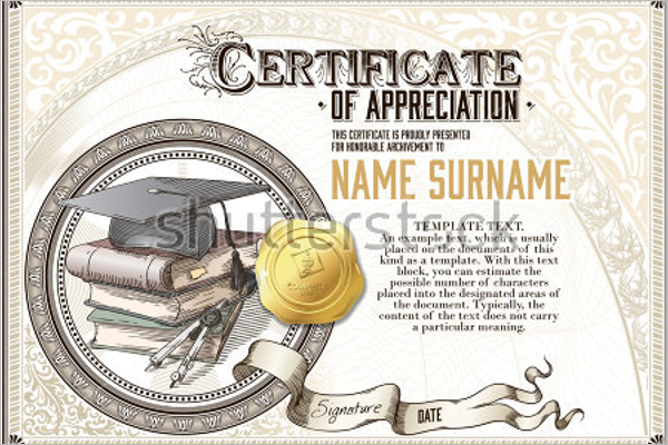 25+ Sample Academic Certificate Templates Free Word Formats