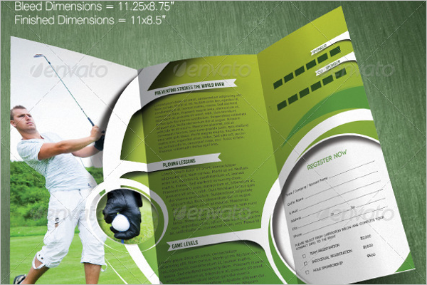 20+ Golf Brochure Design Templates Free Brochure Design Ideas