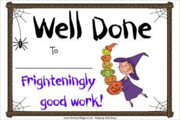 18+ Halloween Certificates - Free Printable, Word Designs