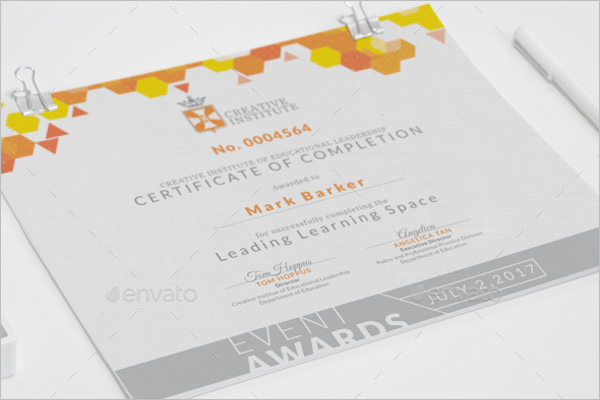 25+ Sample Academic Certificate Templates Free Word Formats