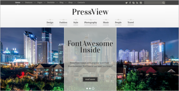 20+ Vintage Website Templates Free PSD Designs | Creativetemplate