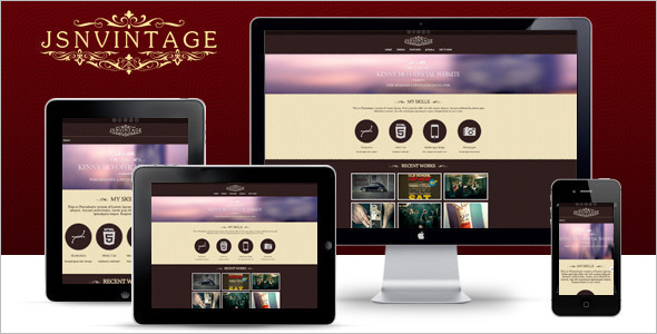 20+ Vintage Website Templates Free PSD Designs | Creativetemplate