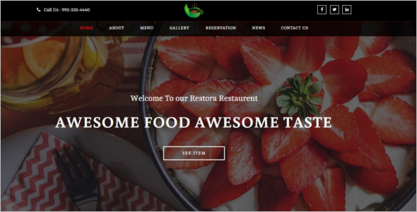 41+ Best Restaurant Website Templates Free Website Themes