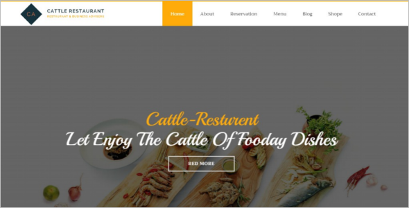 41+ Best Restaurant Website Templates Free Website Themes