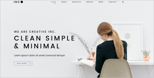 36+ Responsive Simple Website Templates Free Website Themes