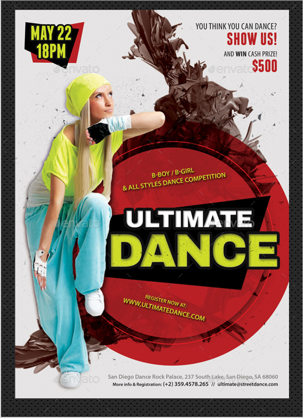 42+ Dance Poster Templates Free PSD Design Ideas