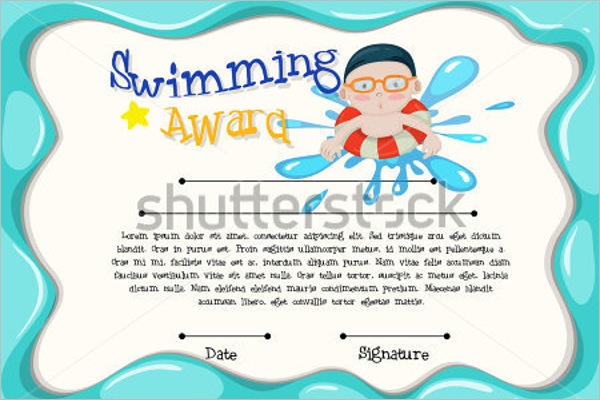 14+ Free Swimming Certificate Templates - Samples, Designs, Formats
