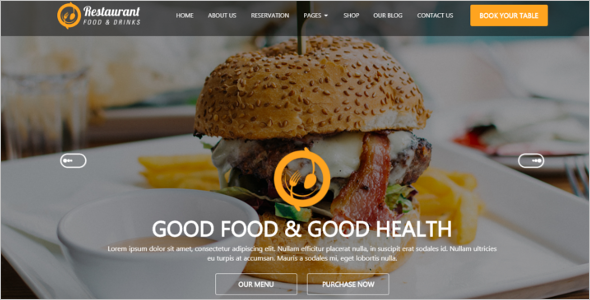 41+ Best Restaurant Website Templates Free Website Themes