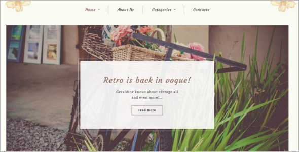 20+ Vintage Website Templates Free PSD Designs | Creativetemplate